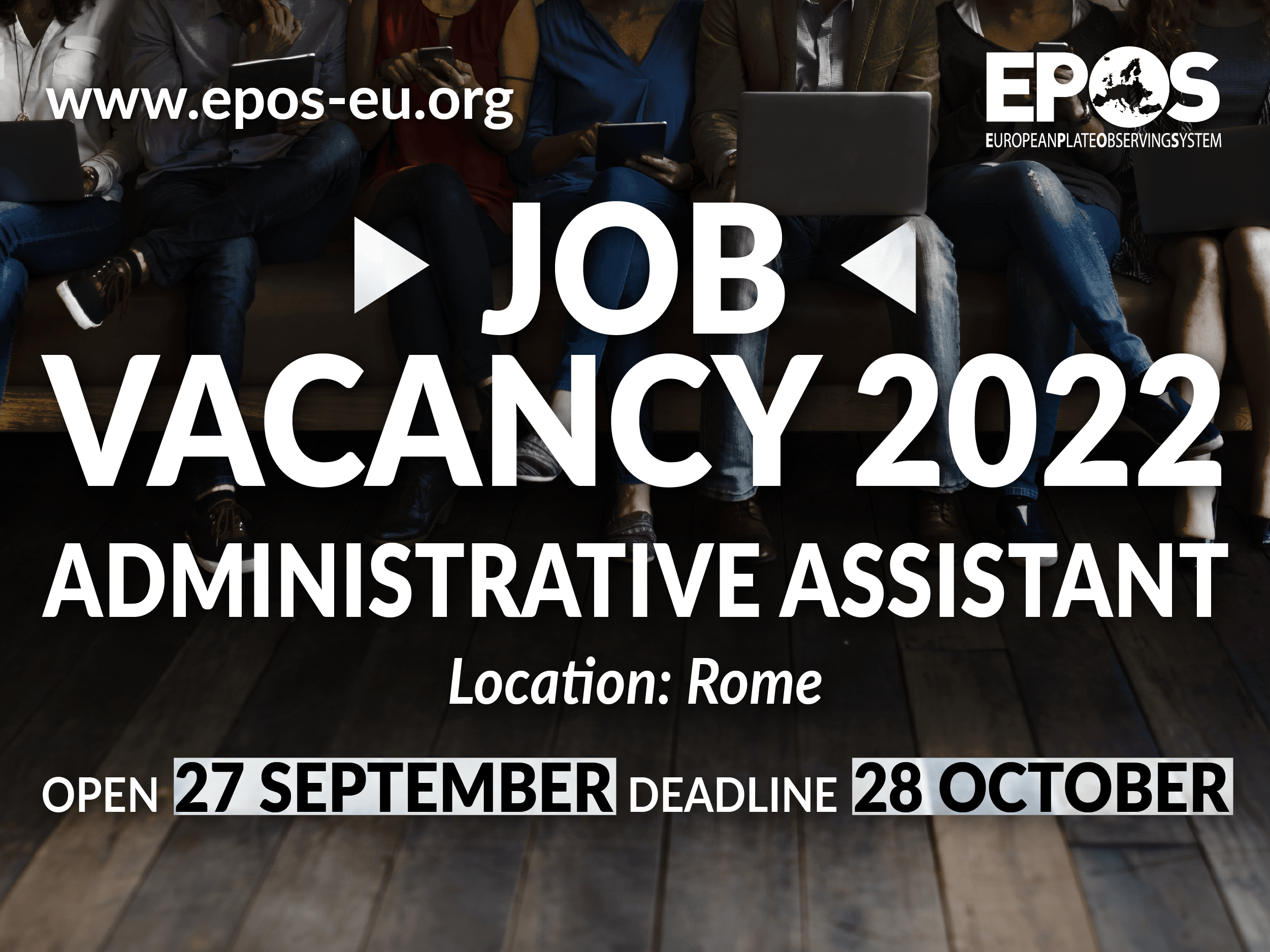 Job Vacancy: EPOS ERIC is looking for an Administrative Assistant | EPOS
